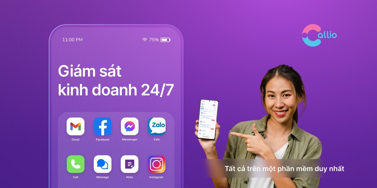 Quản lý hội thoại đa kênh bằng Callio